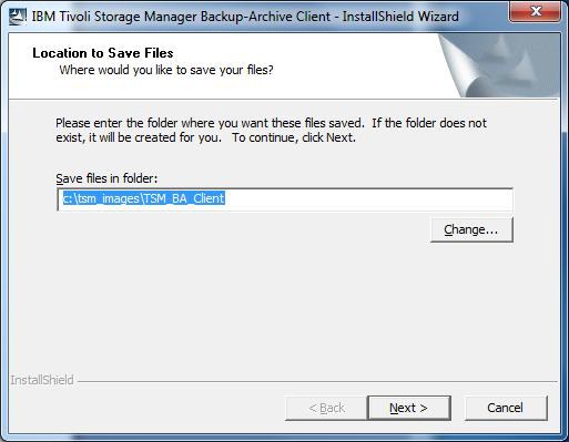 TSM-Client Konfiguration - Windows — Computer- und Medienservice